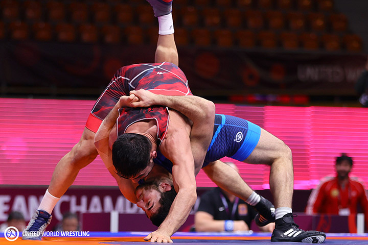 [განახლებული. VIDEO. ბ/რ. ჭიდაობა. ევროპის ჩემპიონატი. U23] პირველი დღის მონაგარი: ხუთიდან 2 ...