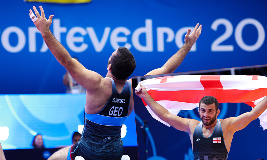 [განახლებული. VIDEO. თავისუფალი ჭიდაობა. მსოფლიოს ჩემპიონატი. U23] ორი ჩემპიონი ერთ დღეს ...