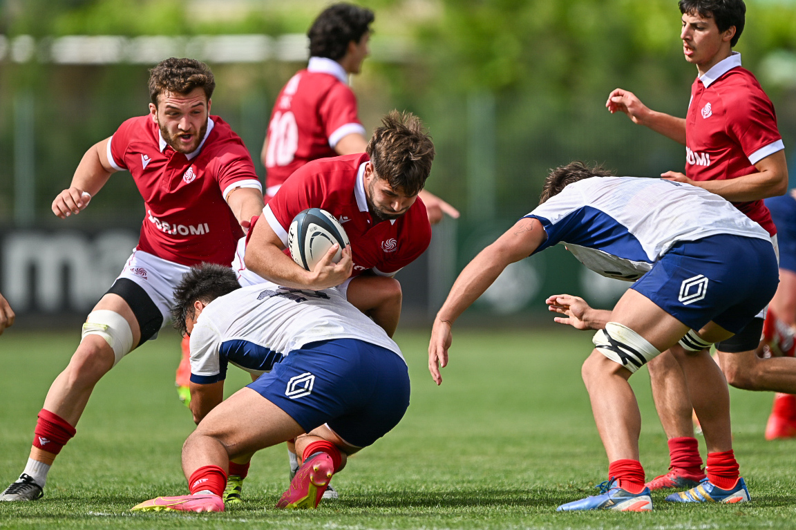 [რაგბი. U20. საწვრთნელი მატჩი] მარცხი მსოფლიოს ჩემპიონთან | Lelo.Ge