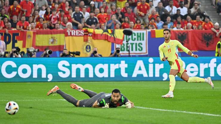 [VIDEO. ევრო 2024. B ჯგუფი] ალბანეთი 0:1 ესპანეთი. 100-პროცენტიანი "ფურია როხას" ახალი რეკორდი ...