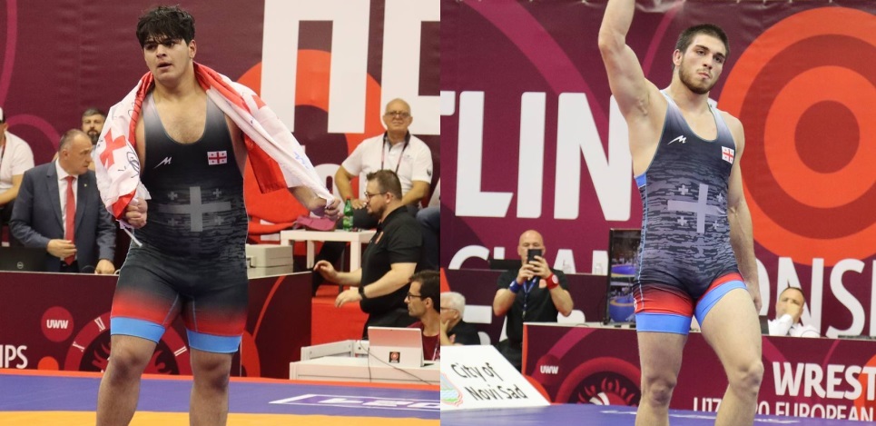 [ბერძნულ-რომაული ჭიდაობა. U20. ევროპის ჩემპიონატი] ოქროს დუბლი ნოვი სადში! | Lelo.Ge