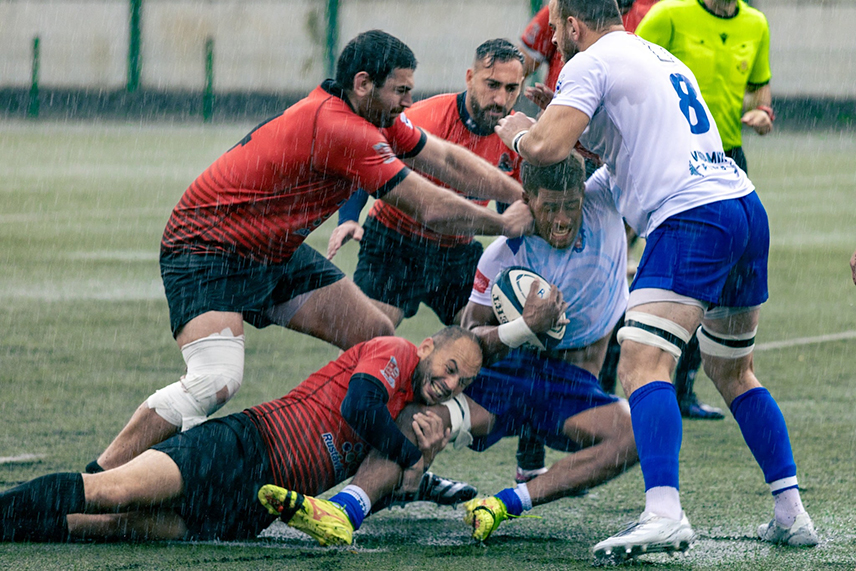 [რაგბი. დიდი 10. IX ტური] პირველი წრე აიამ მოიგო | Lelo.Ge