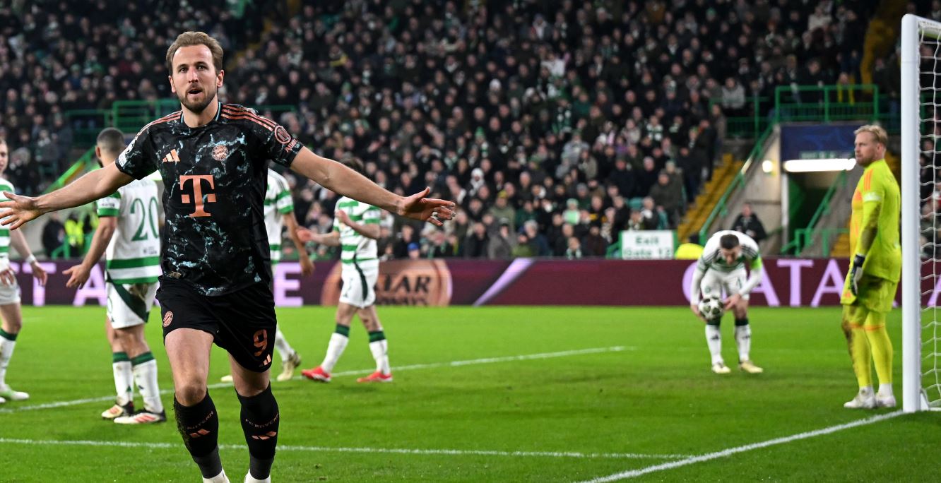 [VIDEO. ჩემპიონთა ლიგა 2024/25. პლეი-ოფი] კეინის მიერ ჩაგრული შმეიხელი, ოლისე ანრის და მბაპეს ...